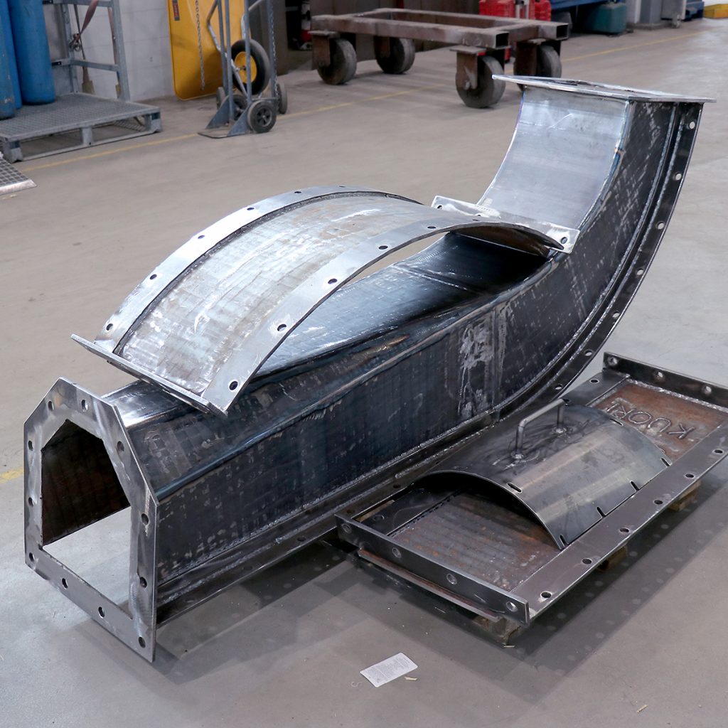 Bark feeder pipe - Simetek Oy